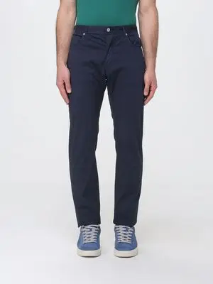BROOKSFIELD Tailored Cotton Trousers - Navy
