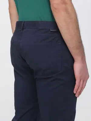 BROOKSFIELD Tailored Cotton Trousers - Navy