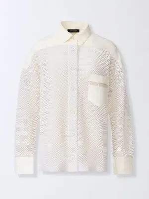 Fabiana Filippi Perforated Cotton Blend Shirt