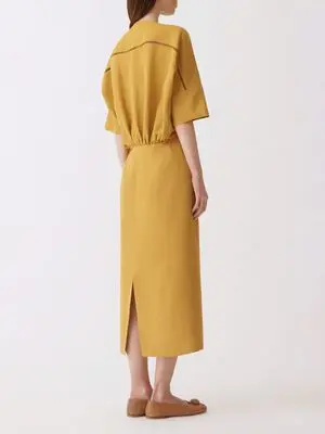 Fabiana Filippi Viscose Blend Midi Dress