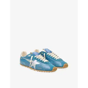 GOLDEN GOOSE Marathon Speed 50962 Leather Trainers - Blue Other