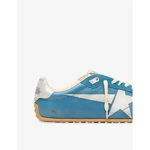 GOLDEN GOOSE Marathon Speed 50962 Leather Trainers - Blue Other