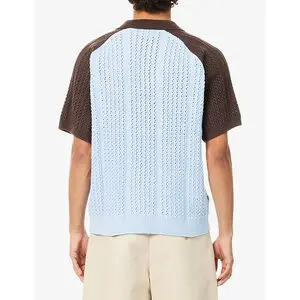 Obey Abel Short-sleeve Knitted Polo Top