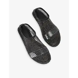 Kurt Geiger Marve Mesh Flats - Black