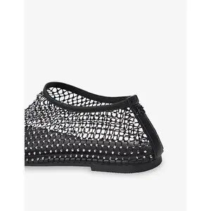 Kurt Geiger Marve Mesh Flats - Black