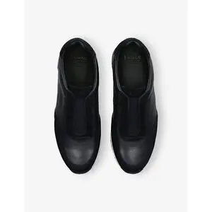 LOAKE Leather And Suede Trainers - Navy