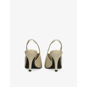 TOTEME Contour 85 Slingback Leather Heeled Pumps