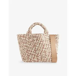 NAGHEDI St Barths Small Woven Shoulder Bag