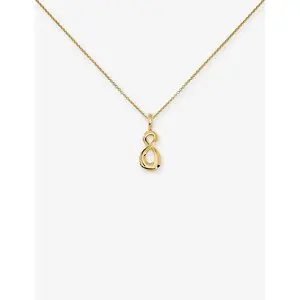 Monica Vinader Infinity 18ct Yellow Vermeil Pendant Necklace