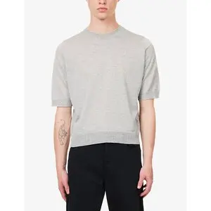 John Smedley X Bill Nighy Short-sleeve Merino Wool Top