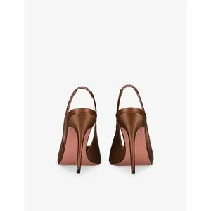 Amina Muaddi Kristina 105 Slingback Heels