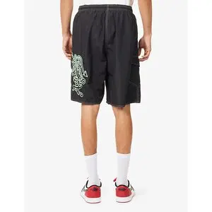 ANTI SOCIAL SOCIAL CLUB Logo-embroidered Swim Shorts