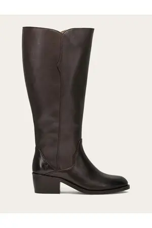 THE FRYE COMPANY Carson 2 Piping Tall Wide Calf Boots - Brown