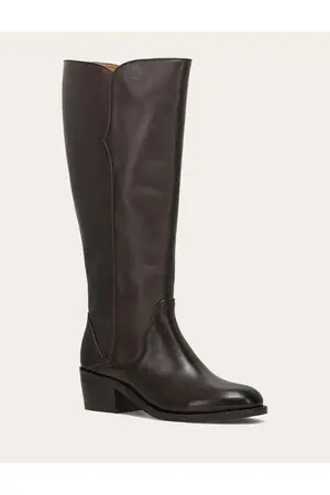 THE FRYE COMPANY Carson 2 Piping Tall Wide Calf Boots - Brown