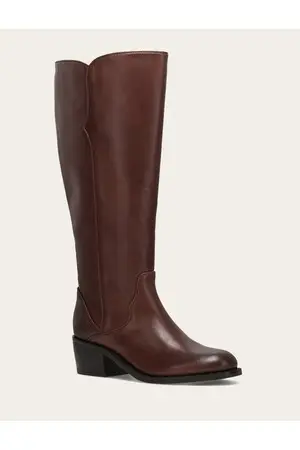 THE FRYE COMPANY Carson 2 Piping Tall Wide Calf Boots - Denim