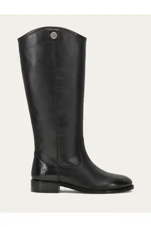 THE FRYE COMPANY Melissa Button Wide Calf Boots - Black
