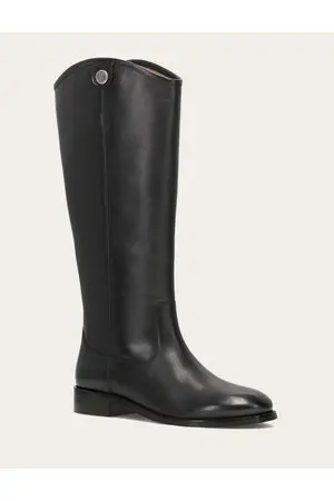 THE FRYE COMPANY Melissa Button Wide Calf Boots - Black