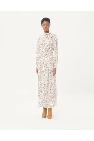 Valentino Garavani Crepe De Chine Bubble Shirt With Scarf Detail - Multicolor