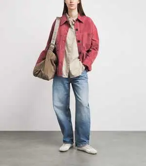 ARMA Lamb Suede Kaylee Shacket - Pink
