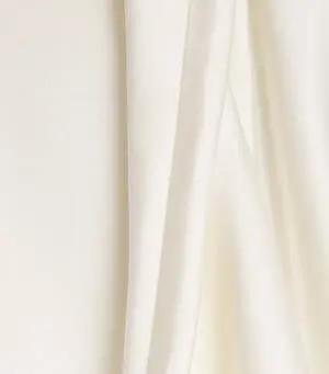 Sandro Satin Lace-trim Maxi Dress