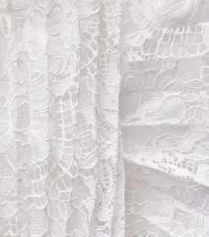 Simkhai Lace-trim Annalise Midi Dress - Ivory
