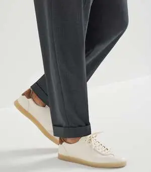 Brunello Cucinelli Deerskin Low-top Sneakers - Yellow
