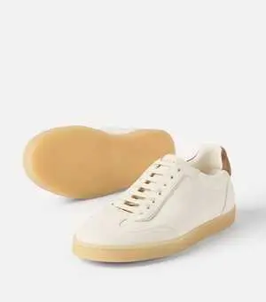 Brunello Cucinelli Deerskin Low-top Sneakers - Yellow