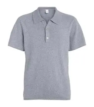 WON HUNDRED Knitted Jonas Polo Shirt Grey