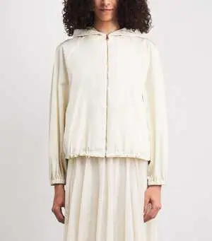 Fabiana Filippi Technical Taffeta Bomber Jacket