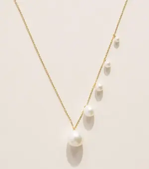 Sophie Bille Brahe Lou Ensemble Pearl Necklace - Gold