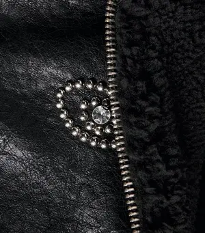 MOTHER Beaded Strappy Brrly Jacket