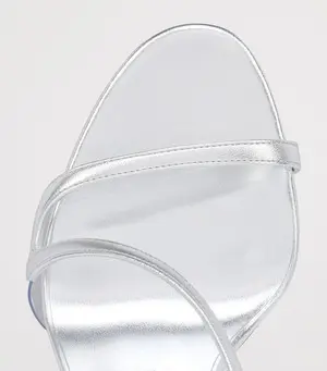 CHRISTIAN LOUBOUTIN Rosa Z Metallic Leather Stiletto Sandals