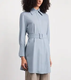Colombo Cashmere Oversized Belted Shirt