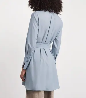 Colombo Cashmere Oversized Belted Shirt
