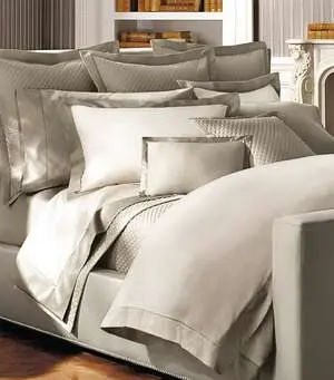 Ralph Lauren Langdon Fitted Sheet - Silver