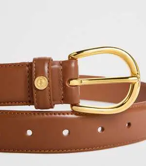 Harrods Leather Belt - Brown