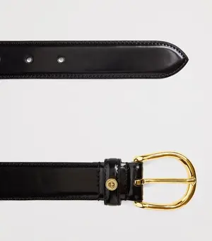 Harrods Leather Belt - Black