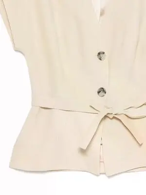 Paul Smith Belted V-neck Top