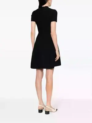 Valentino Garavani Bow-embellished Knit Minidress