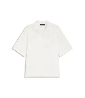 BOSS By Beckham Relaxed-fit Shirt In Fluid Fabric