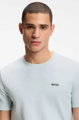 BOSS Waffle-knit Pajama Top