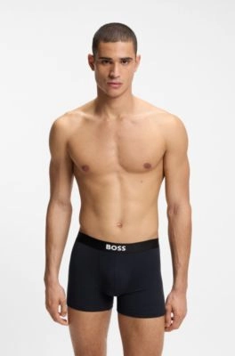 BOSS One Three-pack Of Logo-waistband Boxer Briefs - Assorted Pre Pack