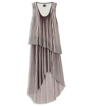 BOSS A-line Dress With Plissé Pleats