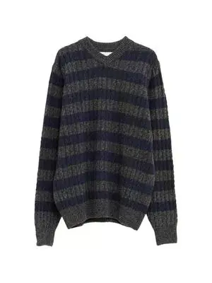 Gimaguas Martin Striped Cable-knit Jumper
