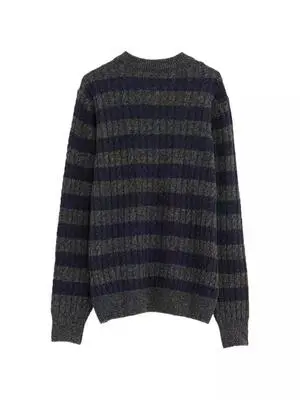 Gimaguas Martin Striped Cable-knit Jumper