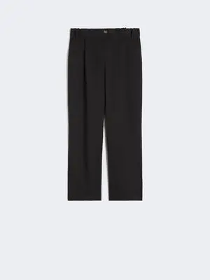 Max Mara Stretch Cotton Capri Trousers