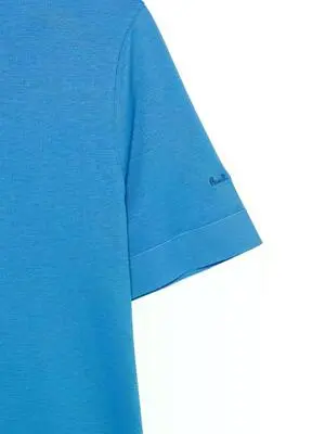 Paul Smith Embroidered-logo T-shirt - Blue