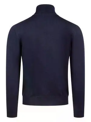 BARBA NAPOLI Maglia Turtleneck Sweater - Blue