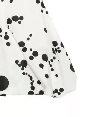 Apuntob Bubble-hem Sleeveless Blouse