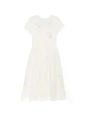 Shiatzy Chen Embroidered Midi Dress